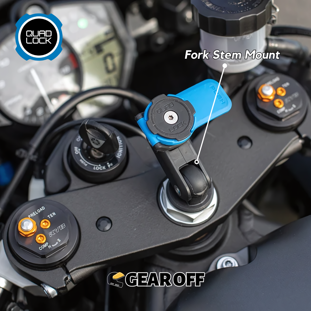 Quad Lock® Motorcycle Fork Stem Mount – GearOff
